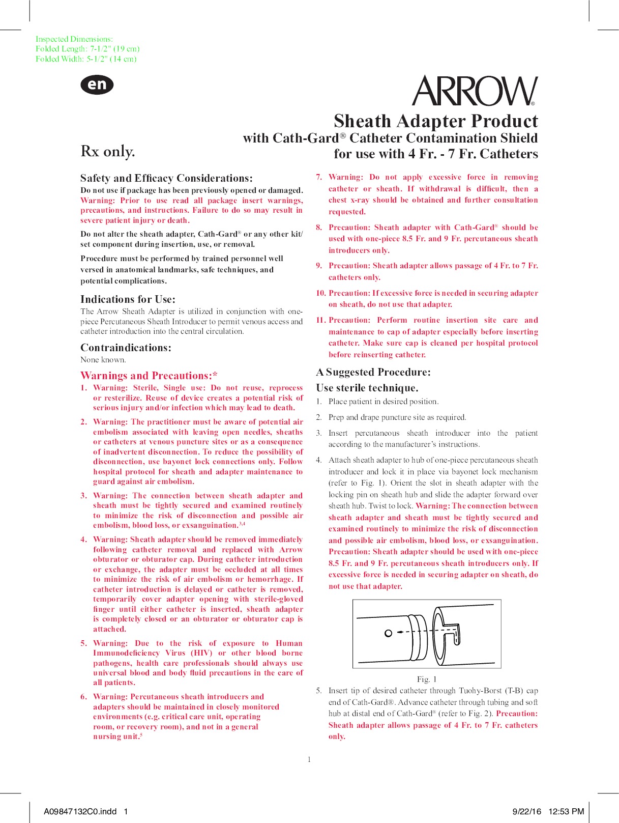 SA-09847 - Teleflex Incorporated - Vascular Access Product Catalog
