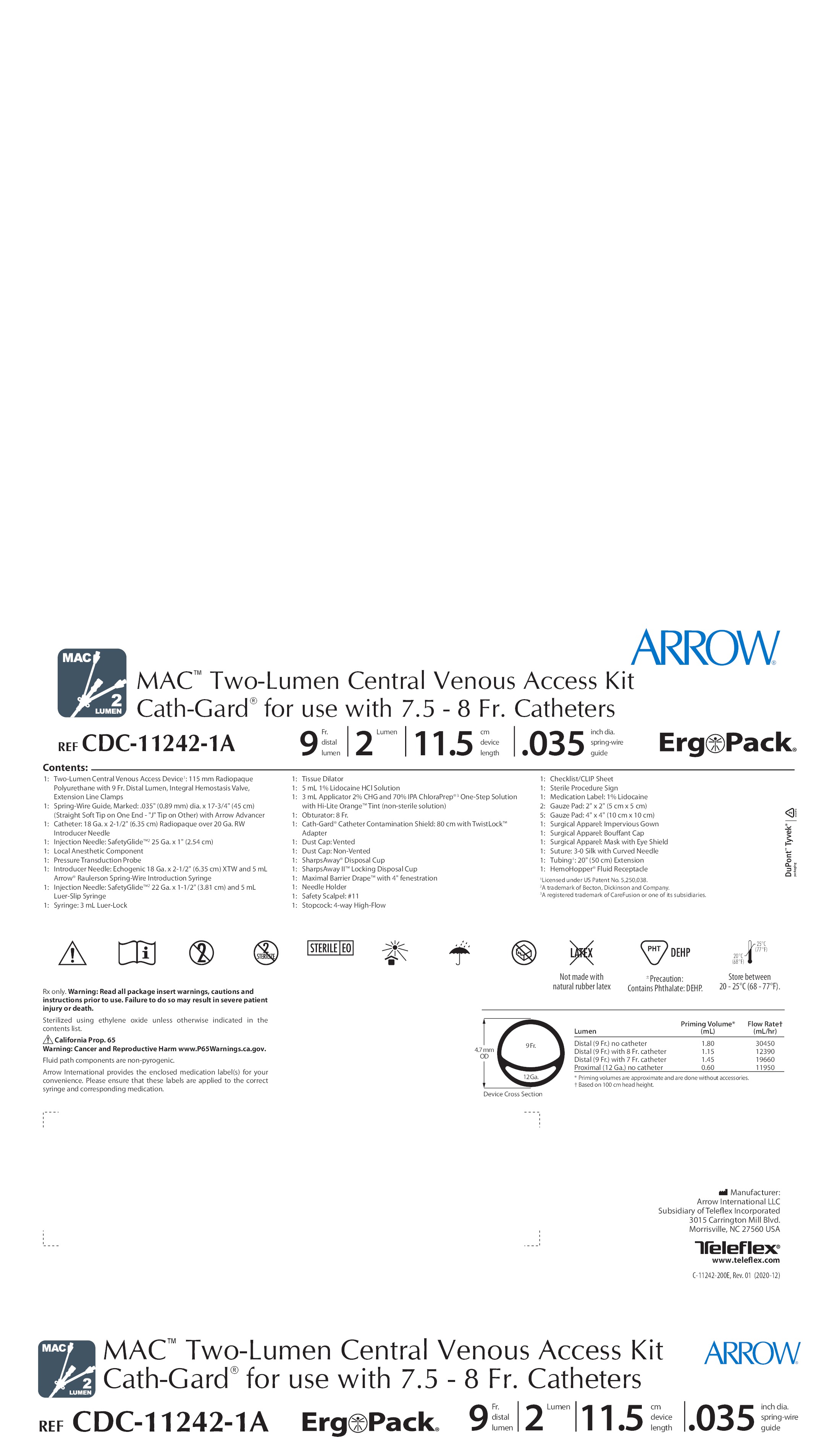 CDC-11242-1A - Teleflex Incorporated - Vascular Access Product Catalog