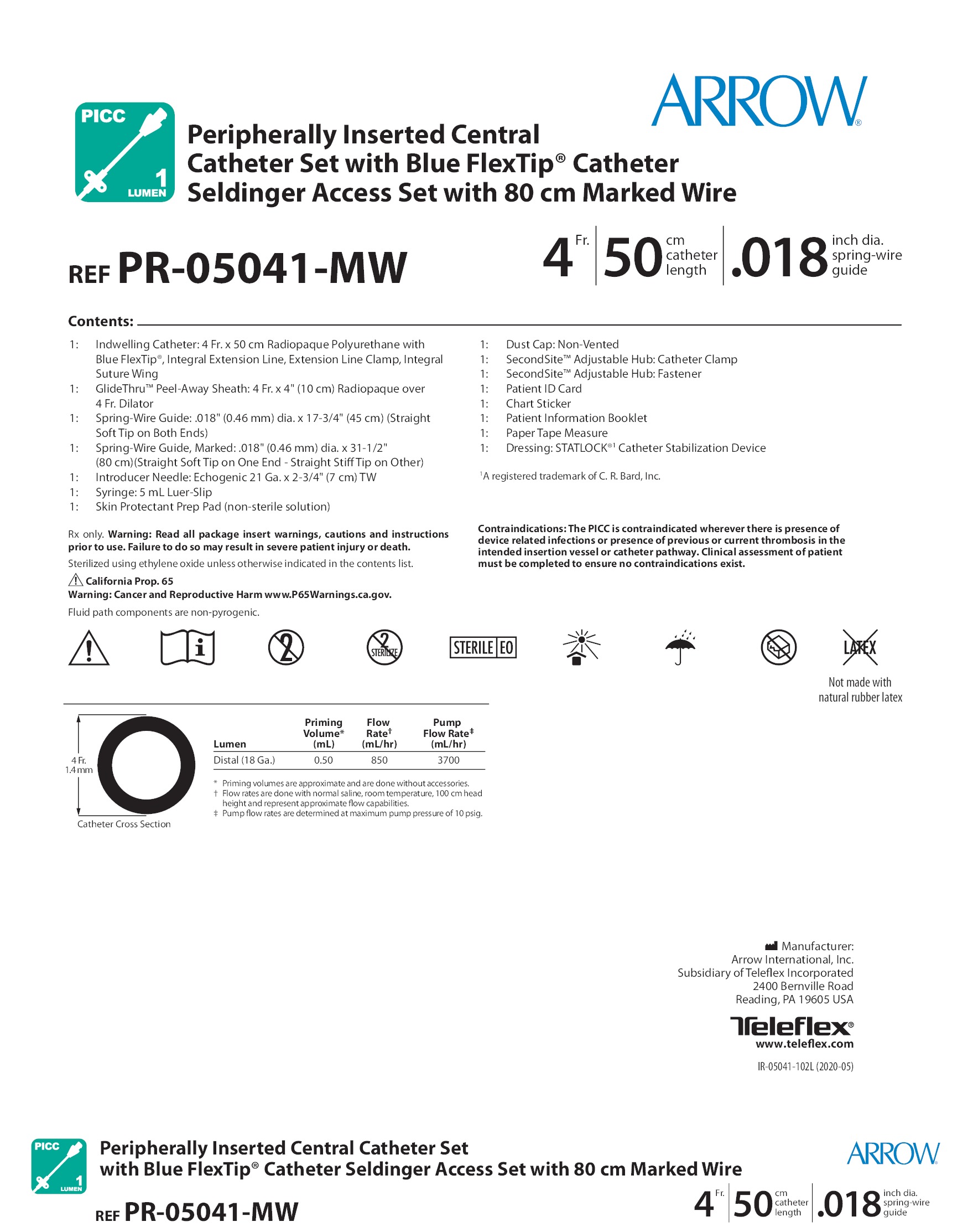 PR-05041-MW - Teleflex Incorporated - Vascular Access Product Catalog