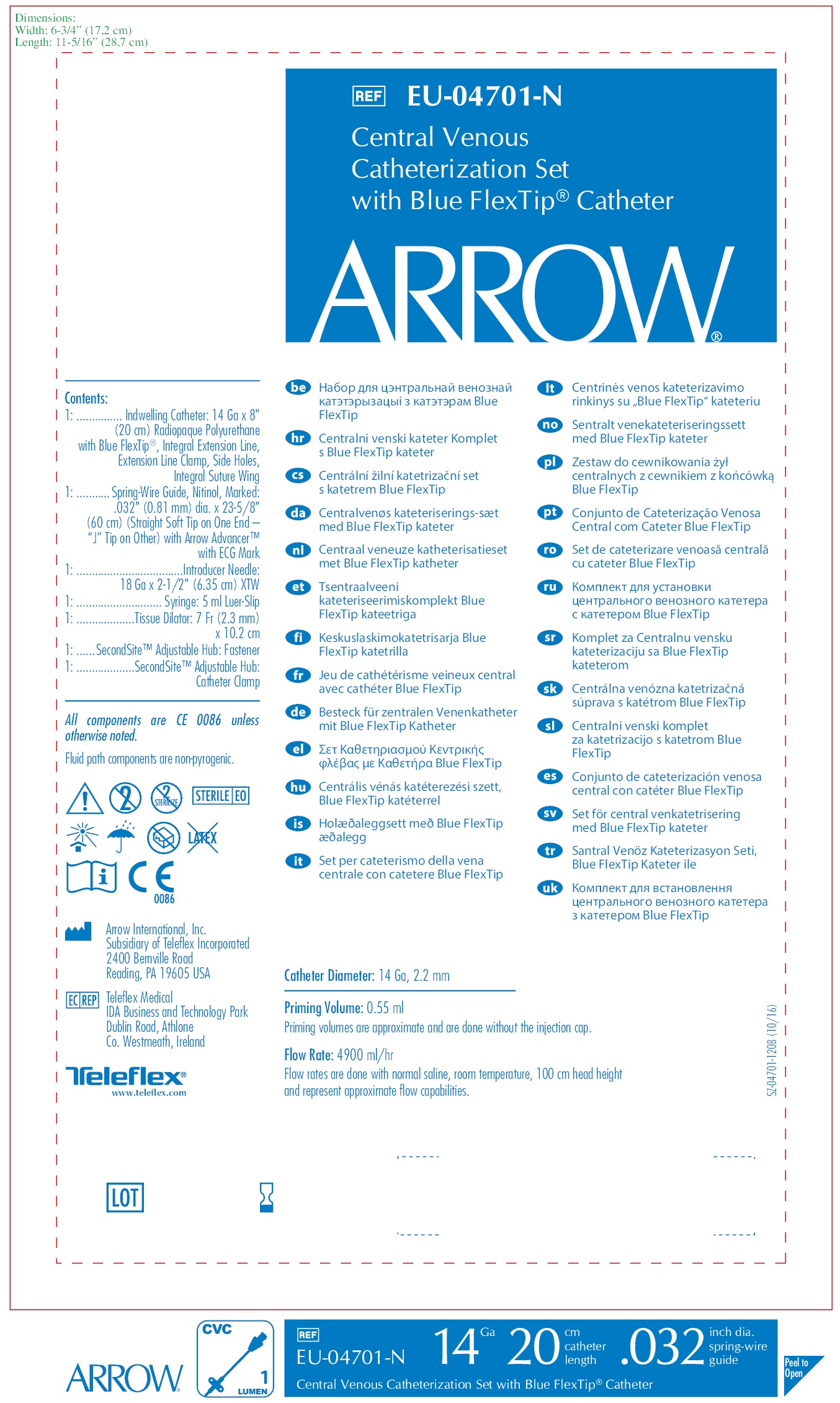 EU-04701-N - Teleflex Incorporated - Vascular Access Product Catalog