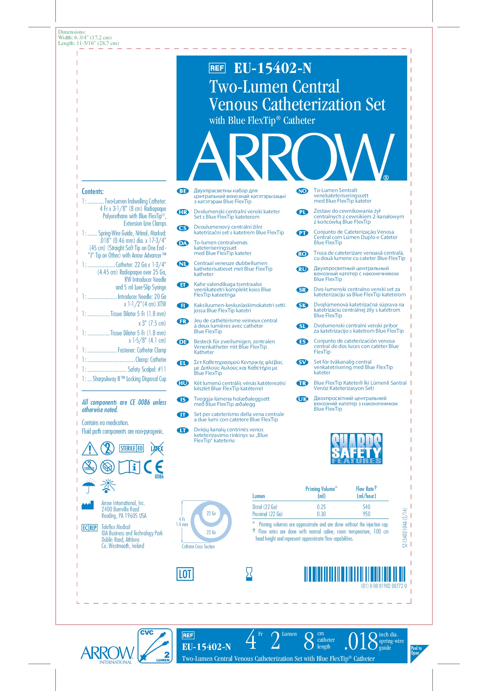 EU-15402-N - Teleflex Incorporated - Vascular Access Product Catalog