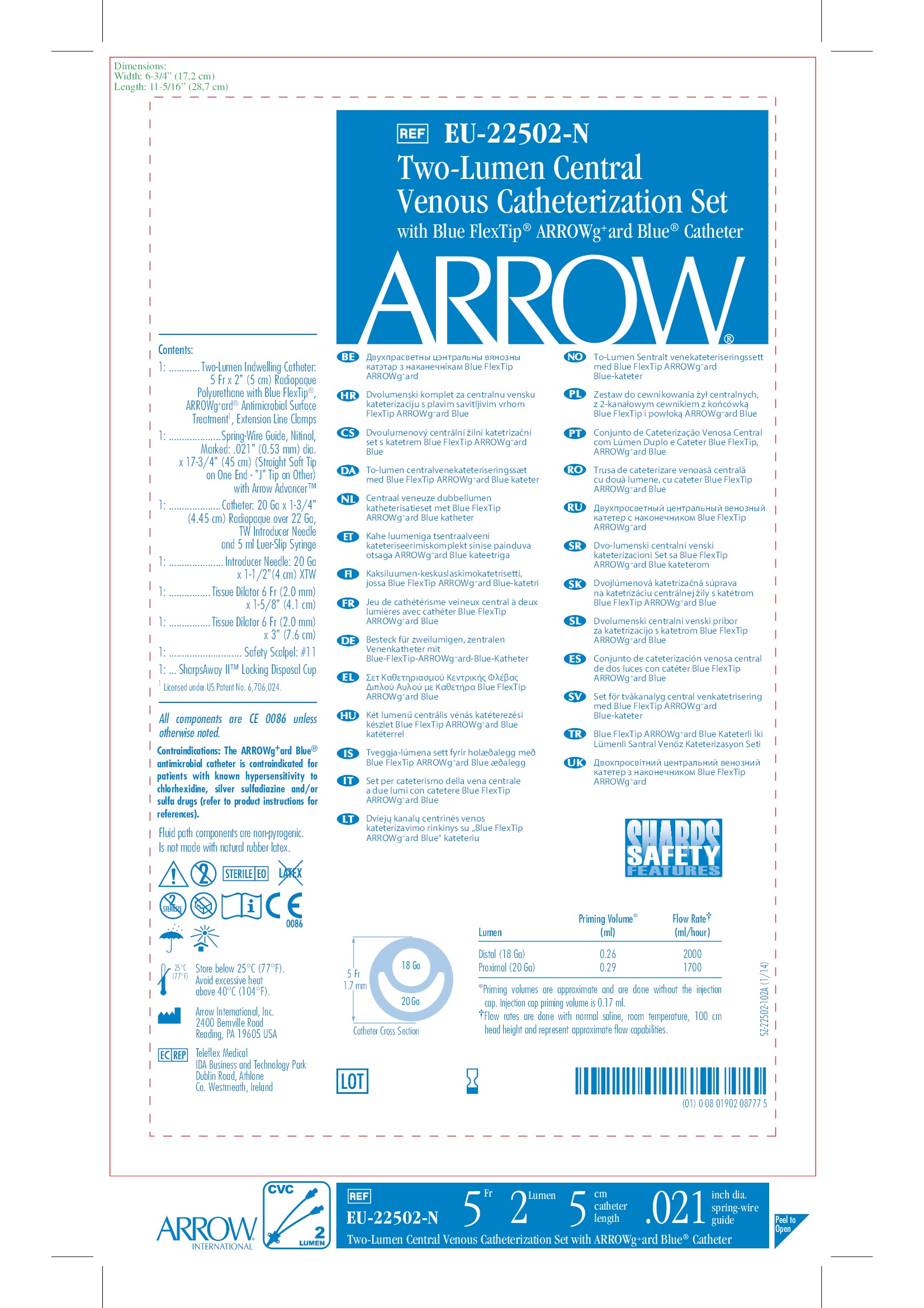 EU-22502-N - Teleflex Incorporated - Vascular Access Product Catalog